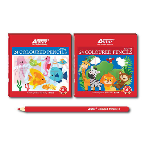 ASTAR 7” COLOUR PENCIL 24S – Target