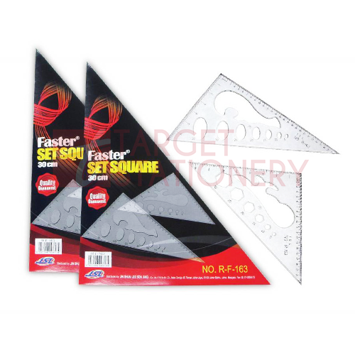 FASTER R-F-163 30CM SET SQUARE – Target