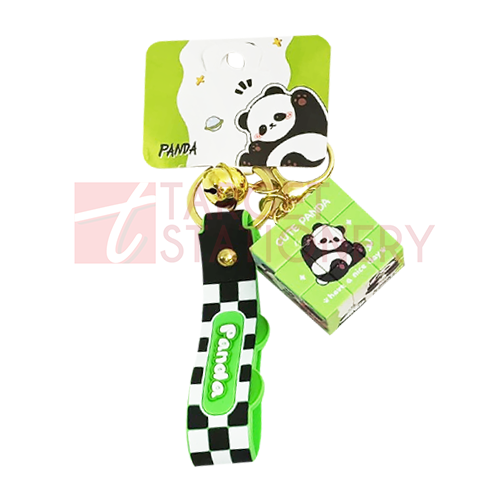 PANDA/ DORAEMON RUBIC CUBE KEYCHAIN – Target